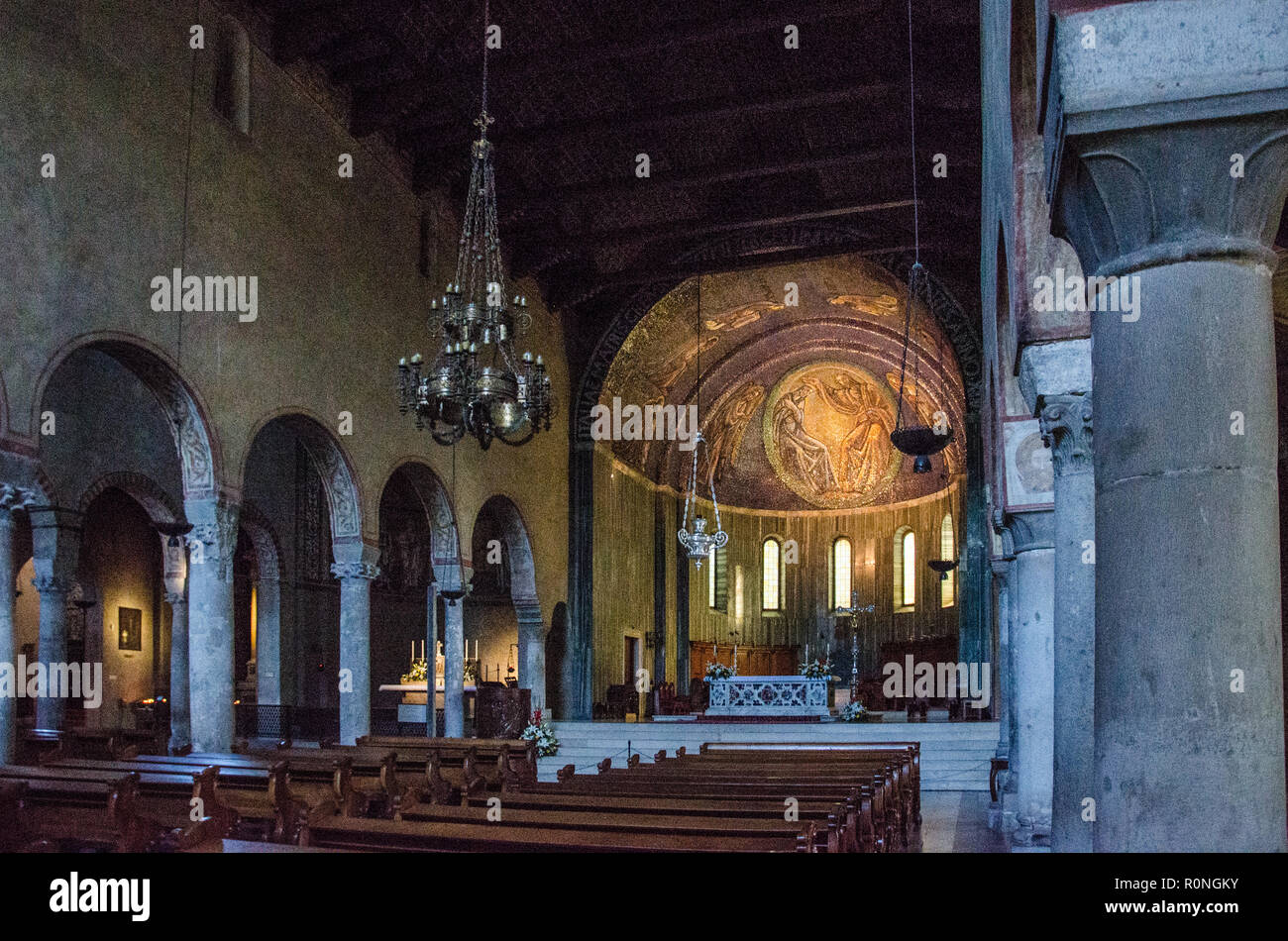 The Cathedral of San Giusto in Trieste stands on the hill of the same ...