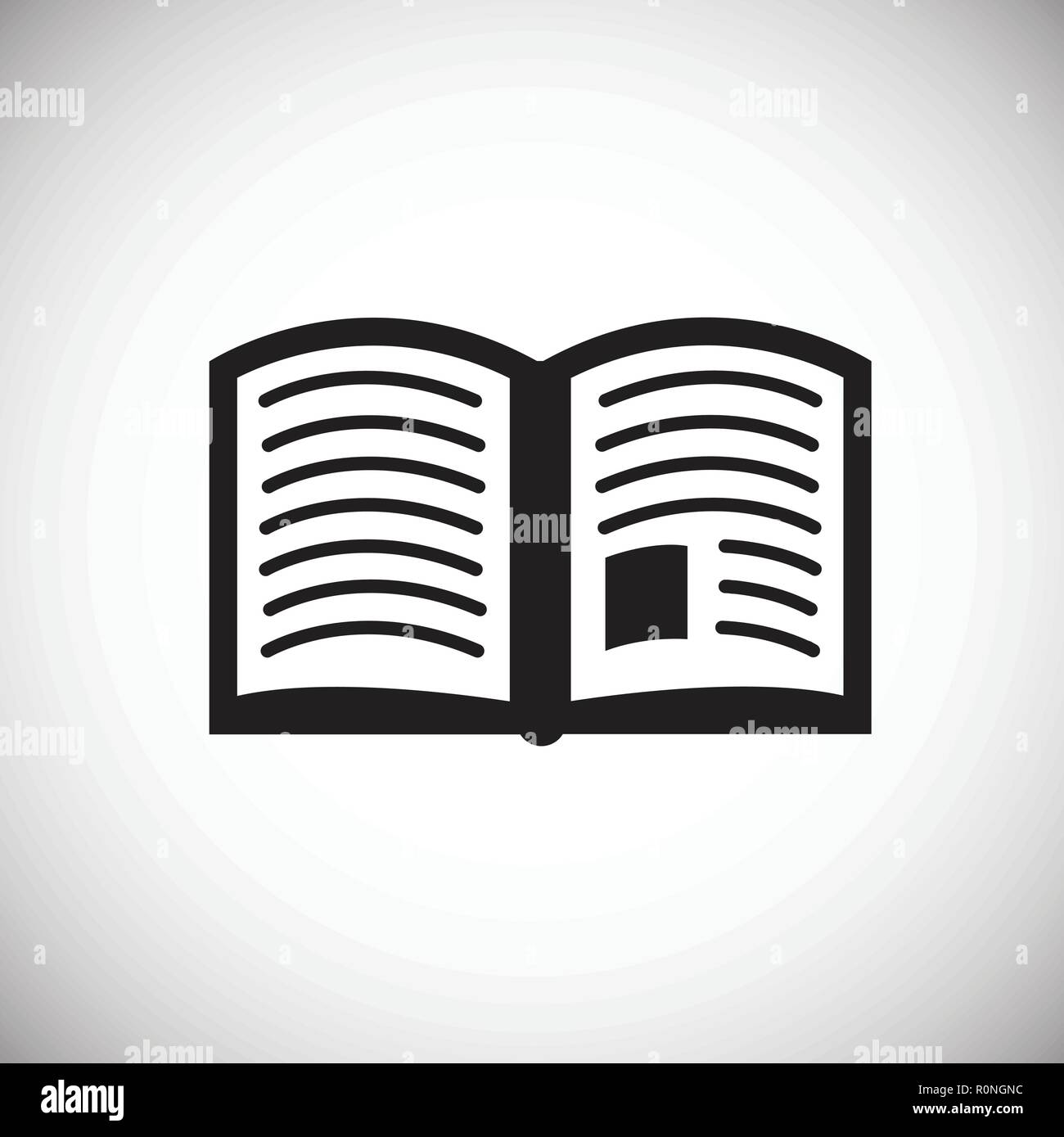 Book on white background Stock Vector Image & Art - Alamy
