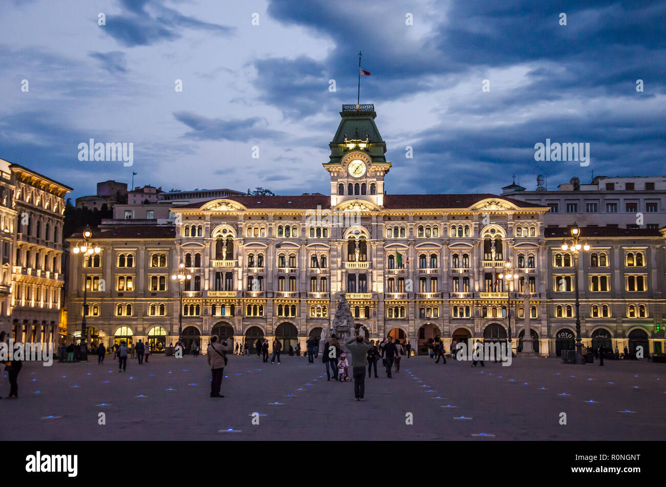 Trieste unity of italy square hi-res stock photography and images - Alamy