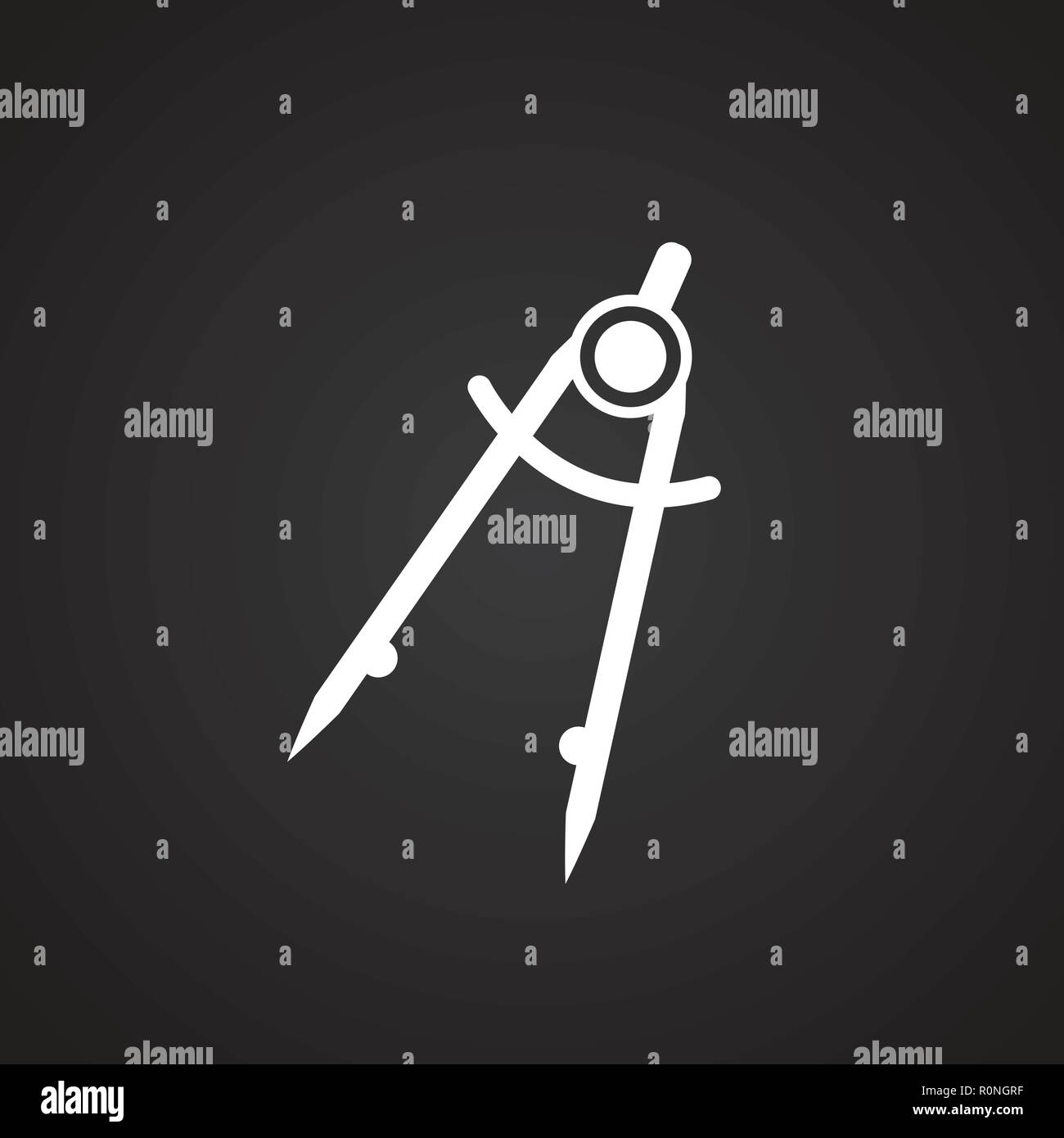 Geometry divider on black background Stock Vector Image & Art - Alamy