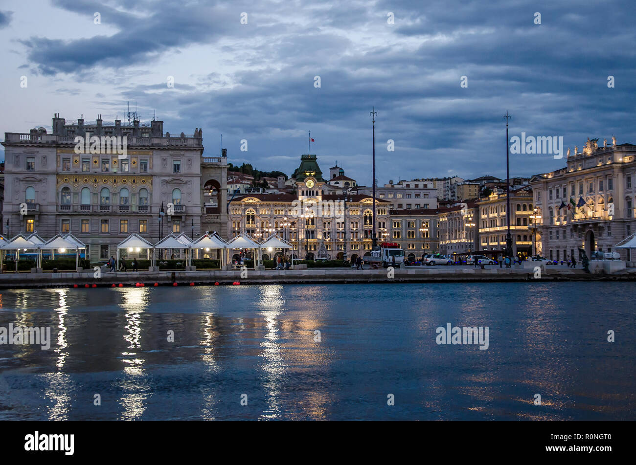 Triest Unity Of Italy Square High Resolution Stock Photography and ...