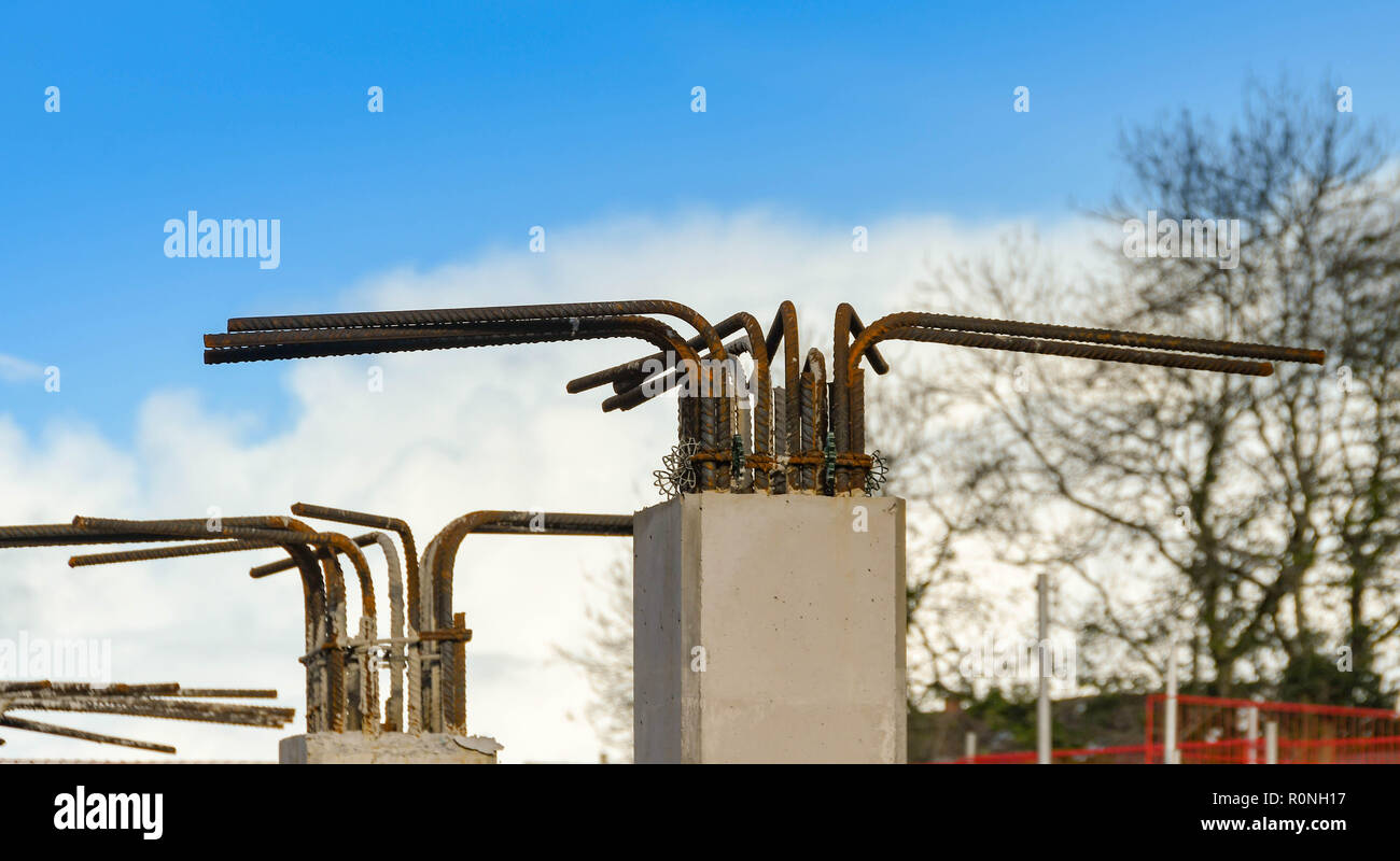 Steel building foundations hi-res stock photography and images - Alamy