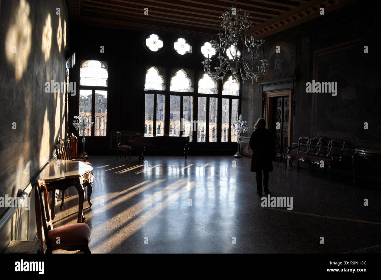 Interior of Venetian Palazzo on Grand Canal, Venice Stock Photo - Alamy