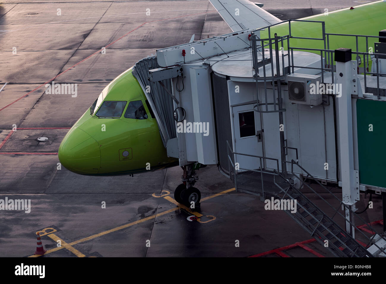 aircraft at the airport Stock Photo - Alamy