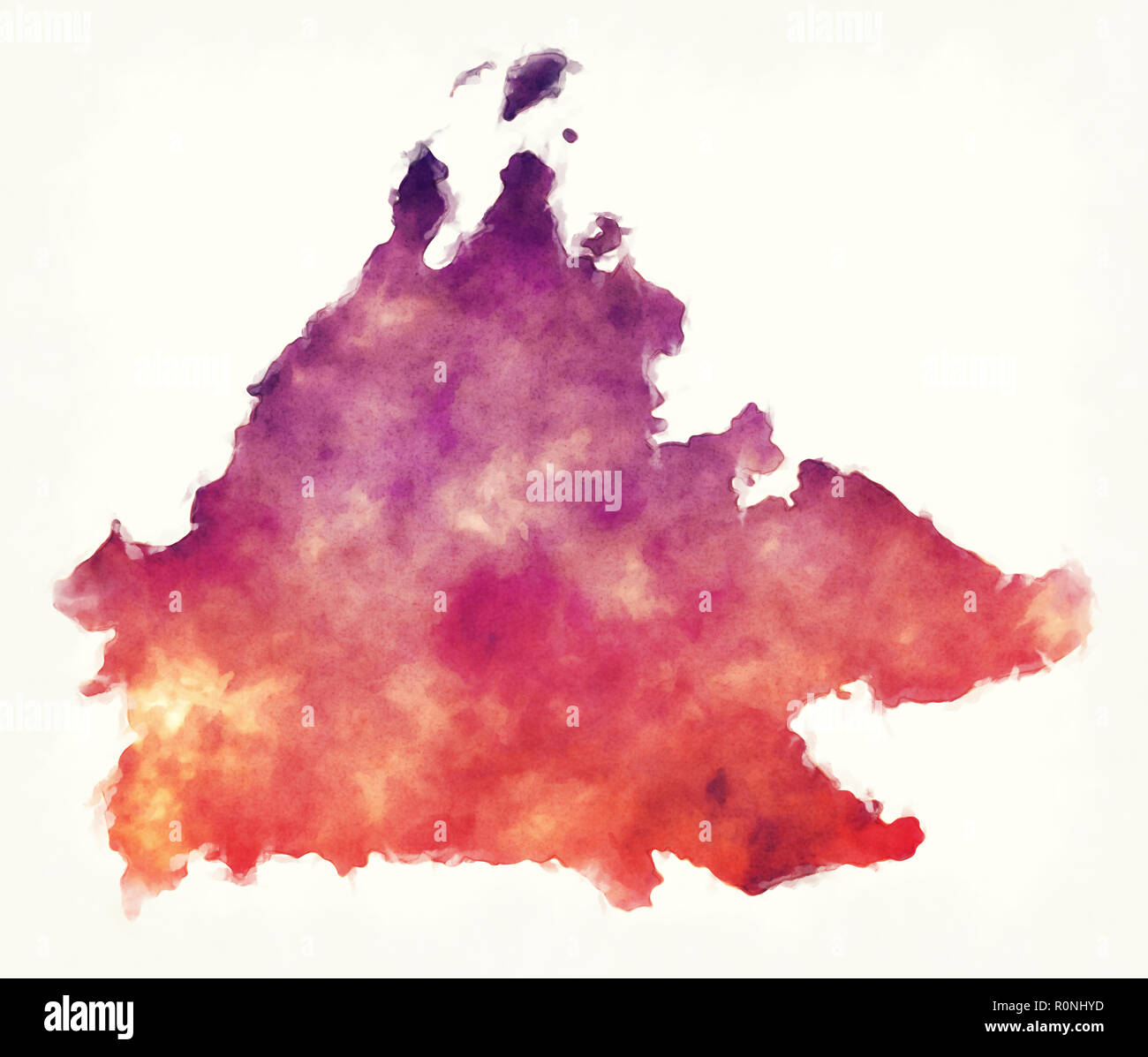 Sabah map hi-res stock photography and images - Alamy
