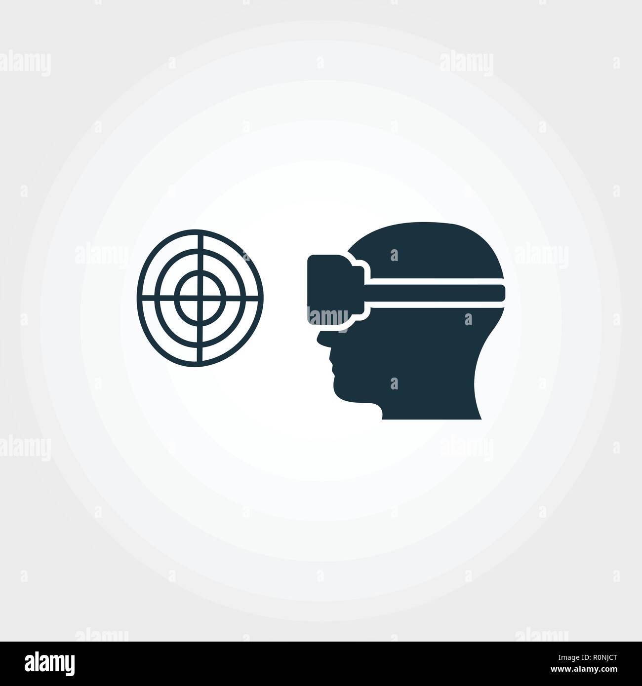 Virtual Reality Game creative icon. Premium style design from visual ...