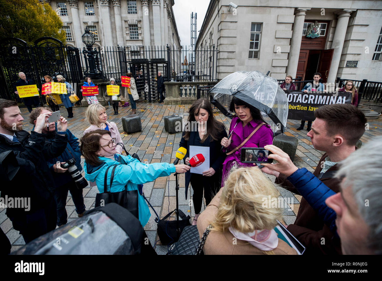 Solicitor Jemma Conlon (left) and Amnesty International Northern ...