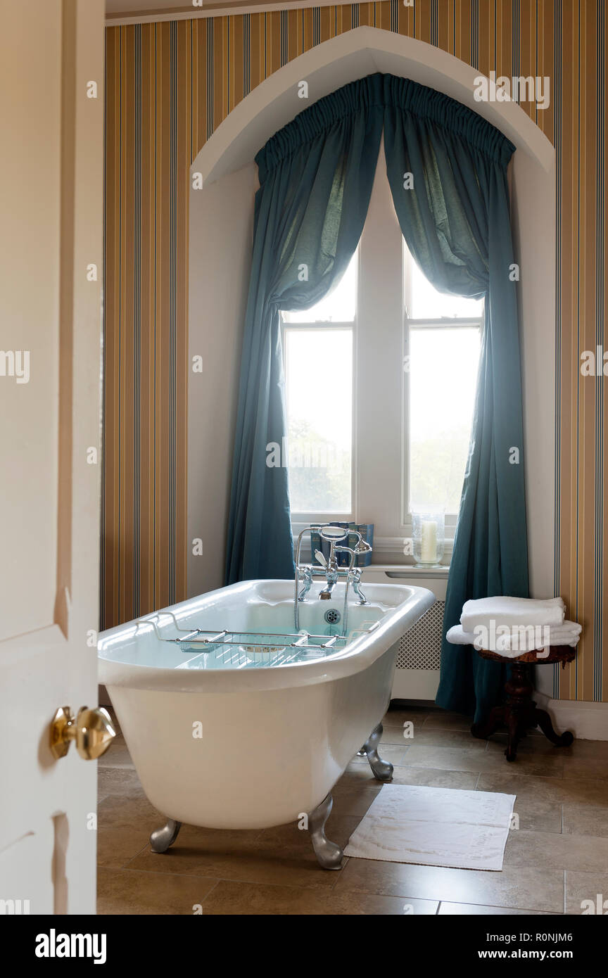 Regency style bathroom in Carlton Towers in Yorkshire Stock Photo - Alamy