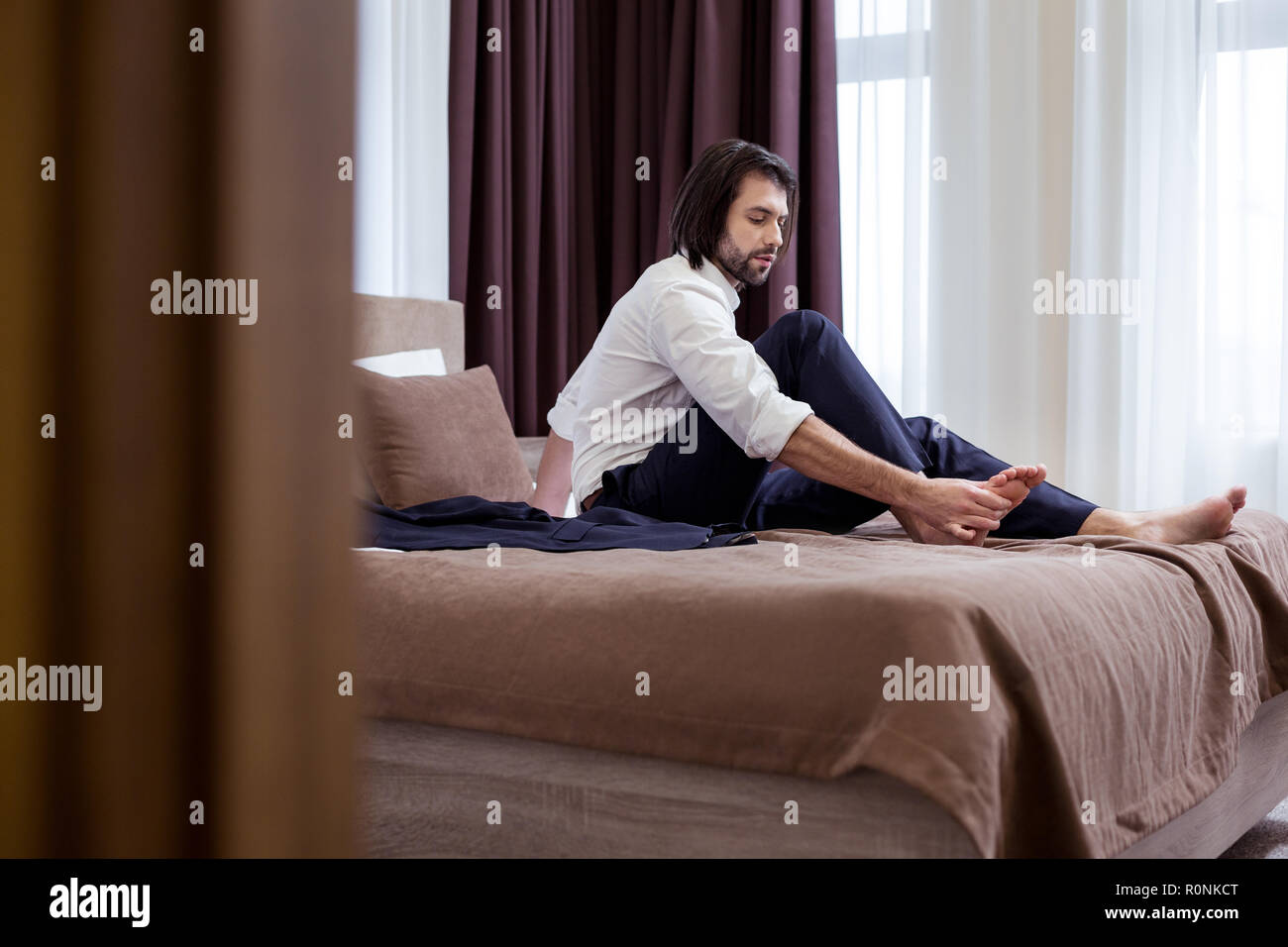 Handsome relaxation hi-res stock photography and images - Alamy