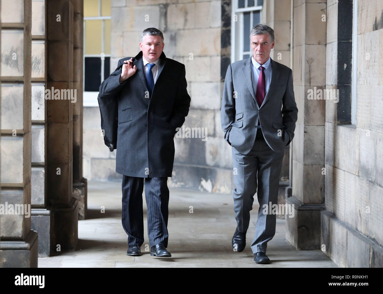 Advocate Duncan Hamilton (left) and senior advocate Ronnie Clancy QC ...