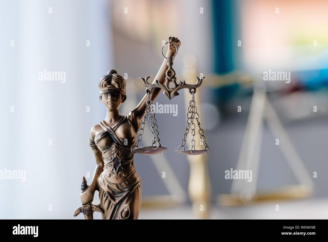 Statue of justice, the symbol of law and legal system Stock Photo - Alamy