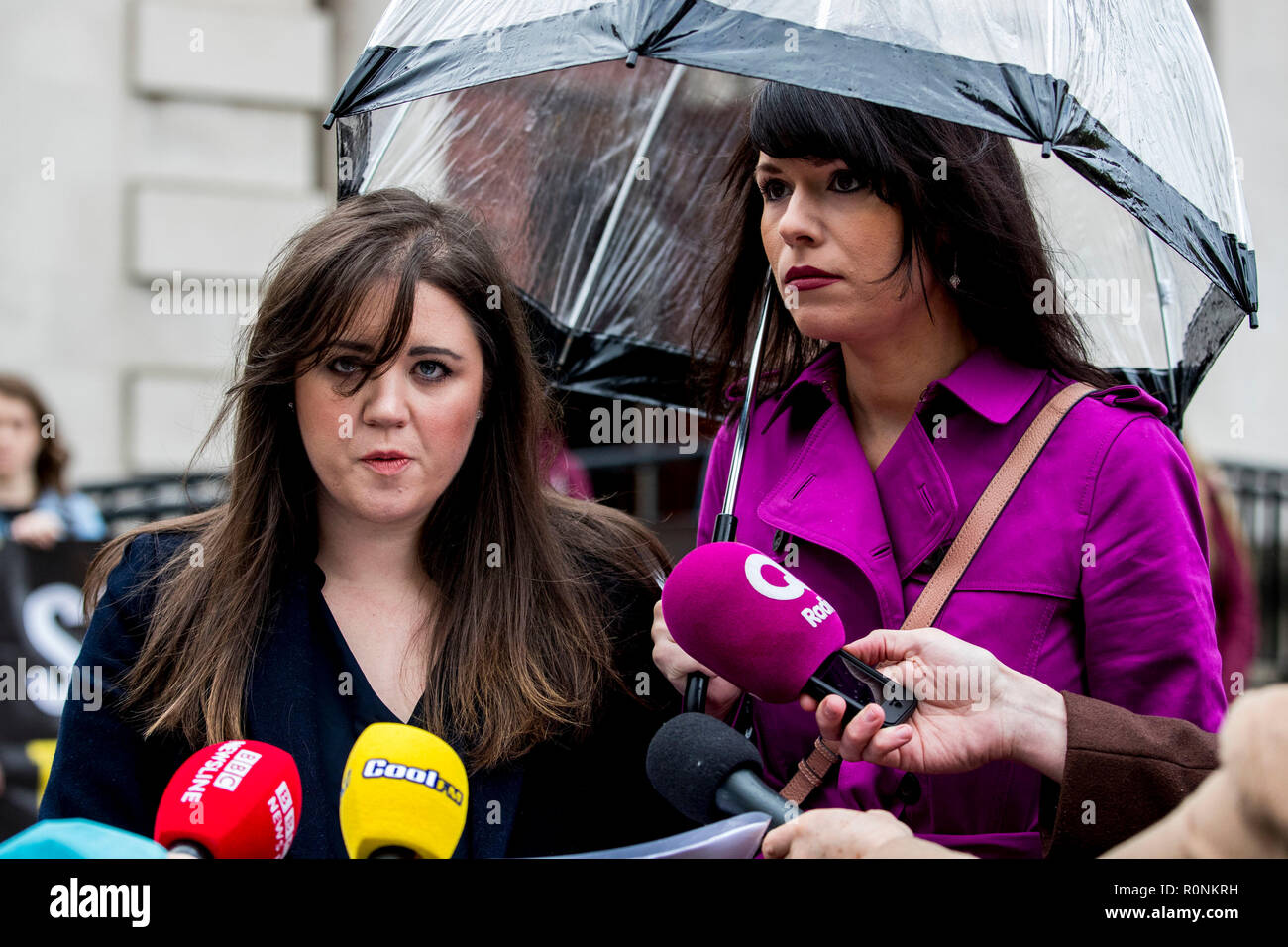 Solicitor Jemma Conlon (left) and Amnesty International Northern ...