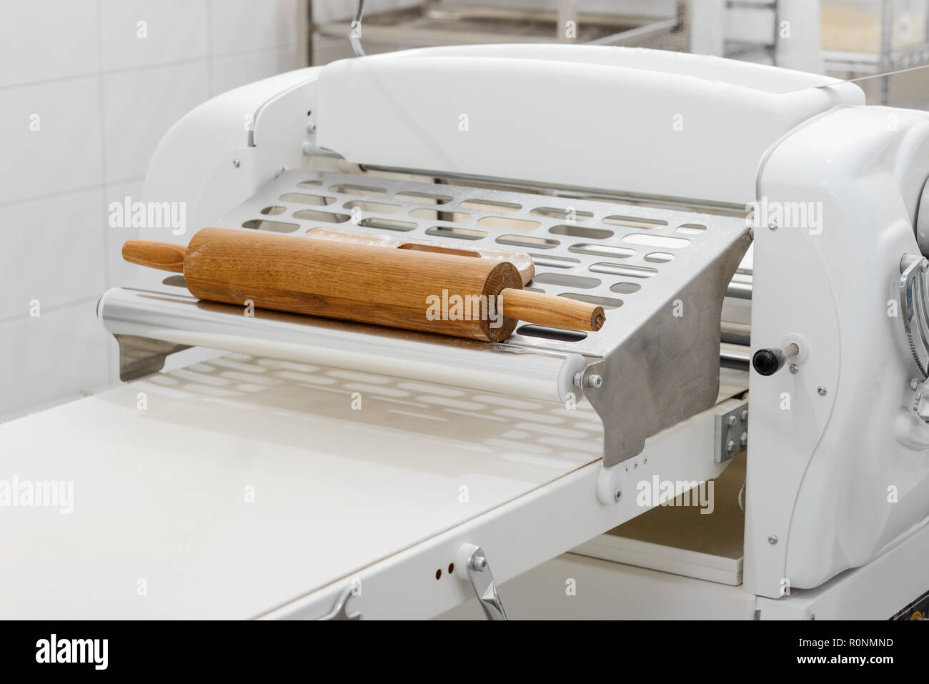 Roller machine and rolling pin Stock Photo - Alamy