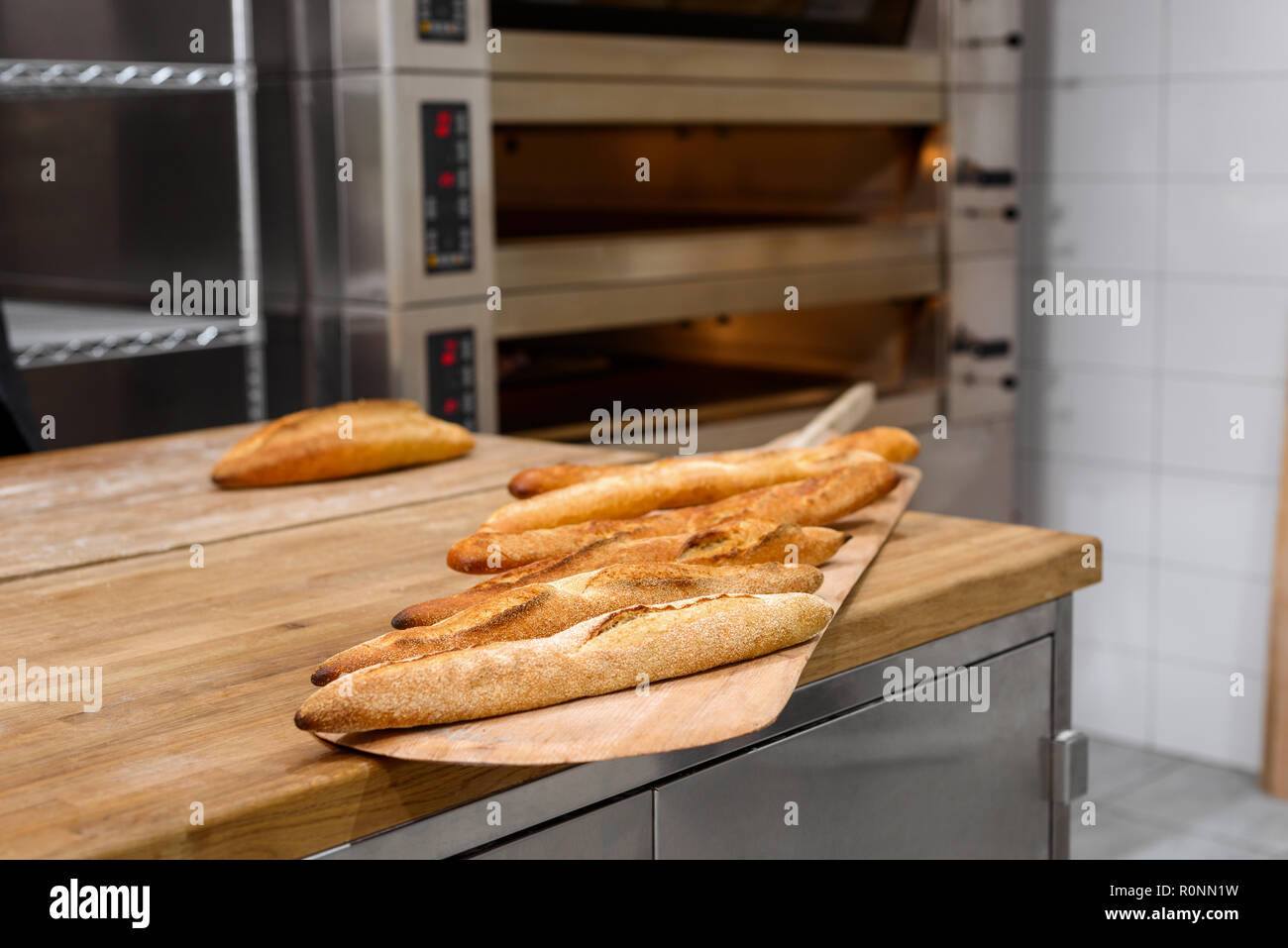 Traditional French bread loaves Stock Photo - Alamy