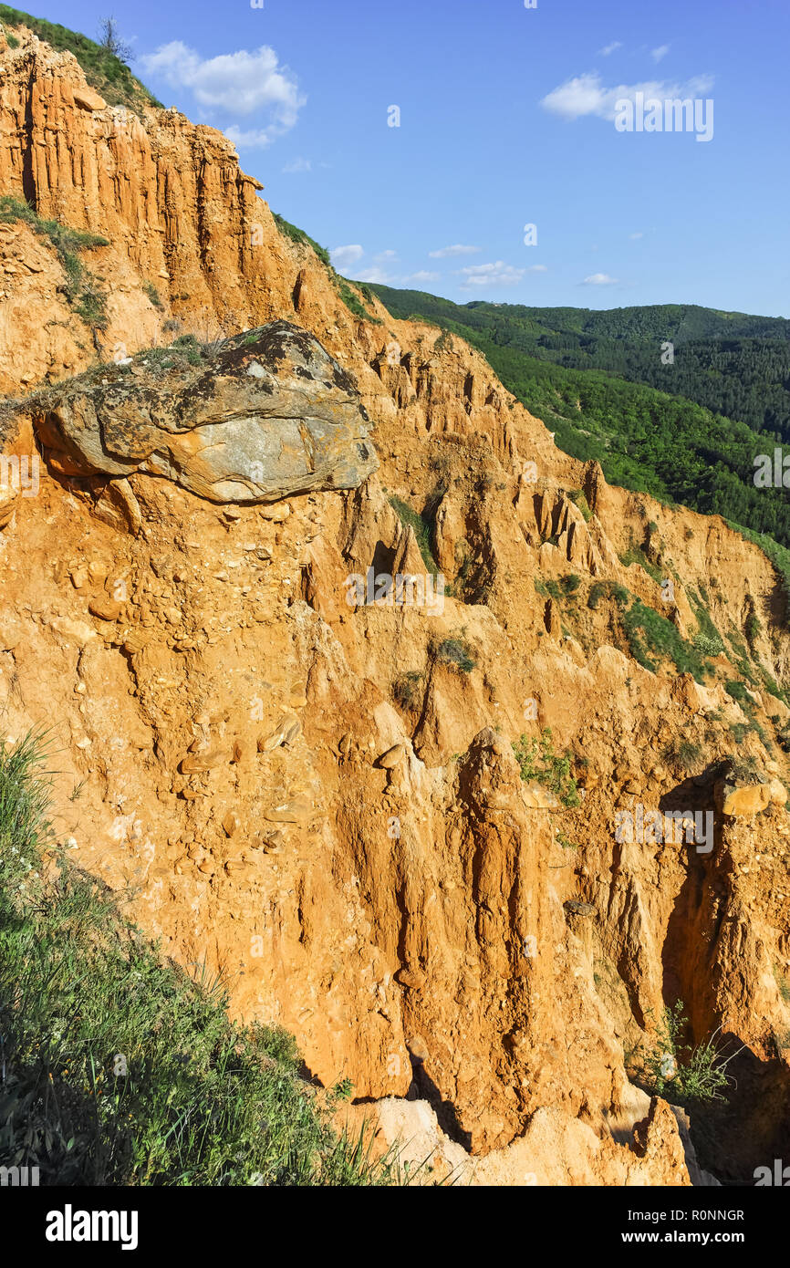Landscape of rock formation Stob pyramids, Rila Mountain, Kyustendil ...