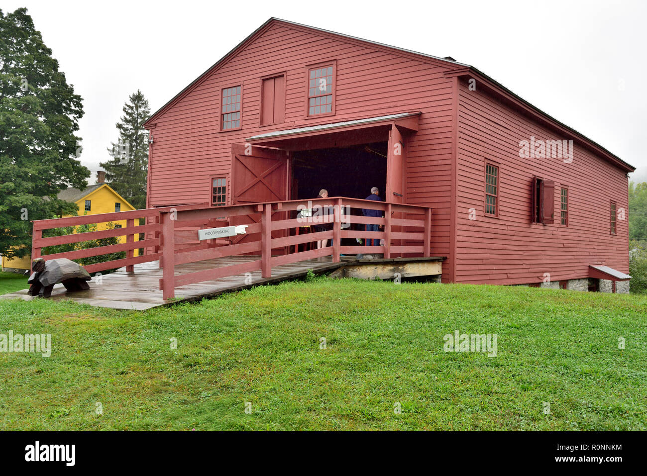 Hancock Shaker Village woodworking workshop and tannery building, on ...