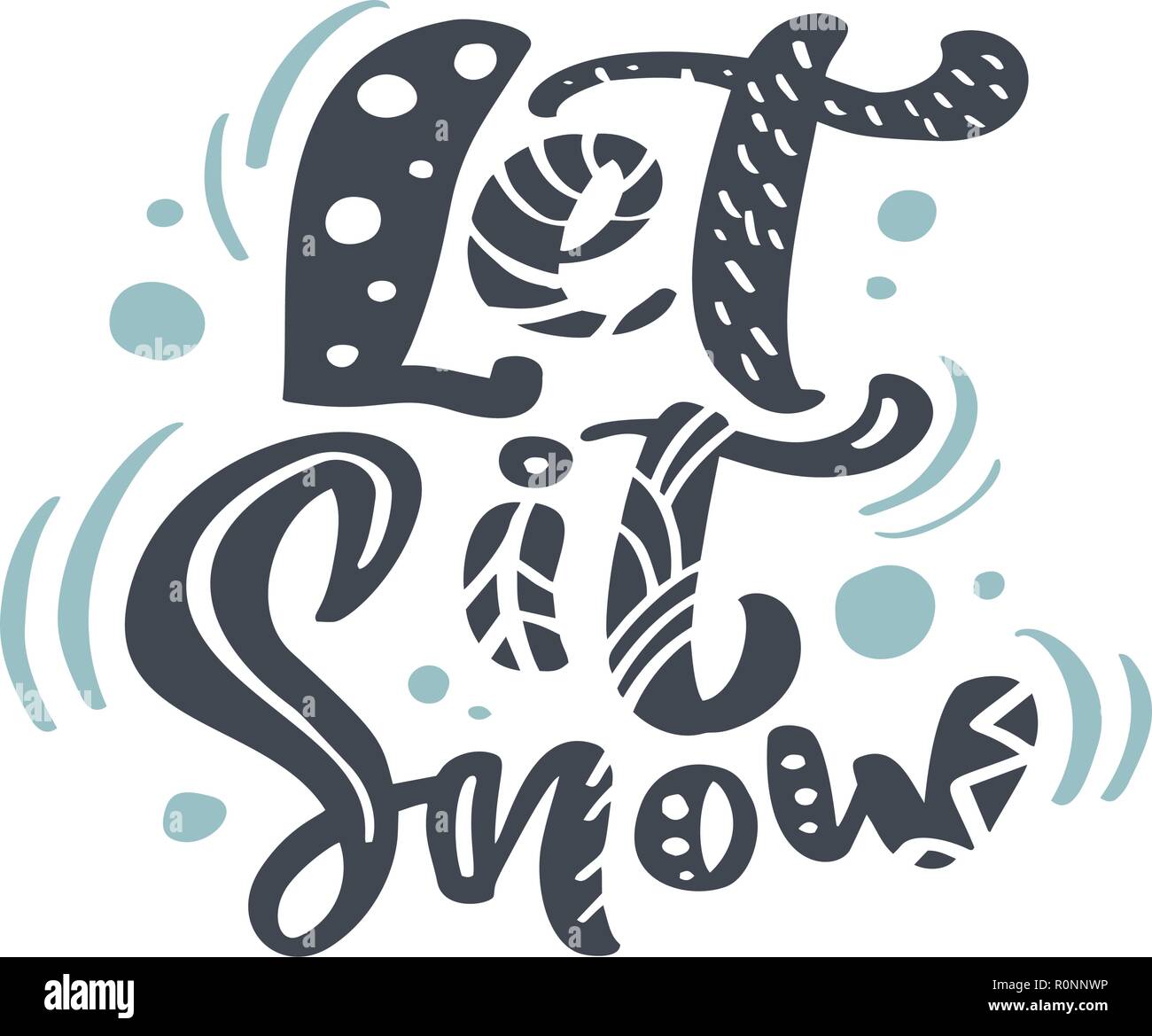 Let It Snow Printable Sign