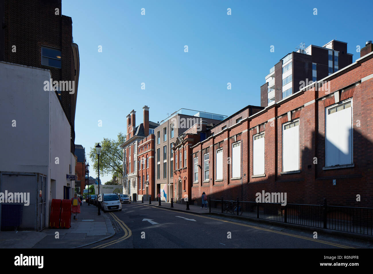 Facade elevation on Chelsea Manor Street. 224 - 226 Kings Road, London ...