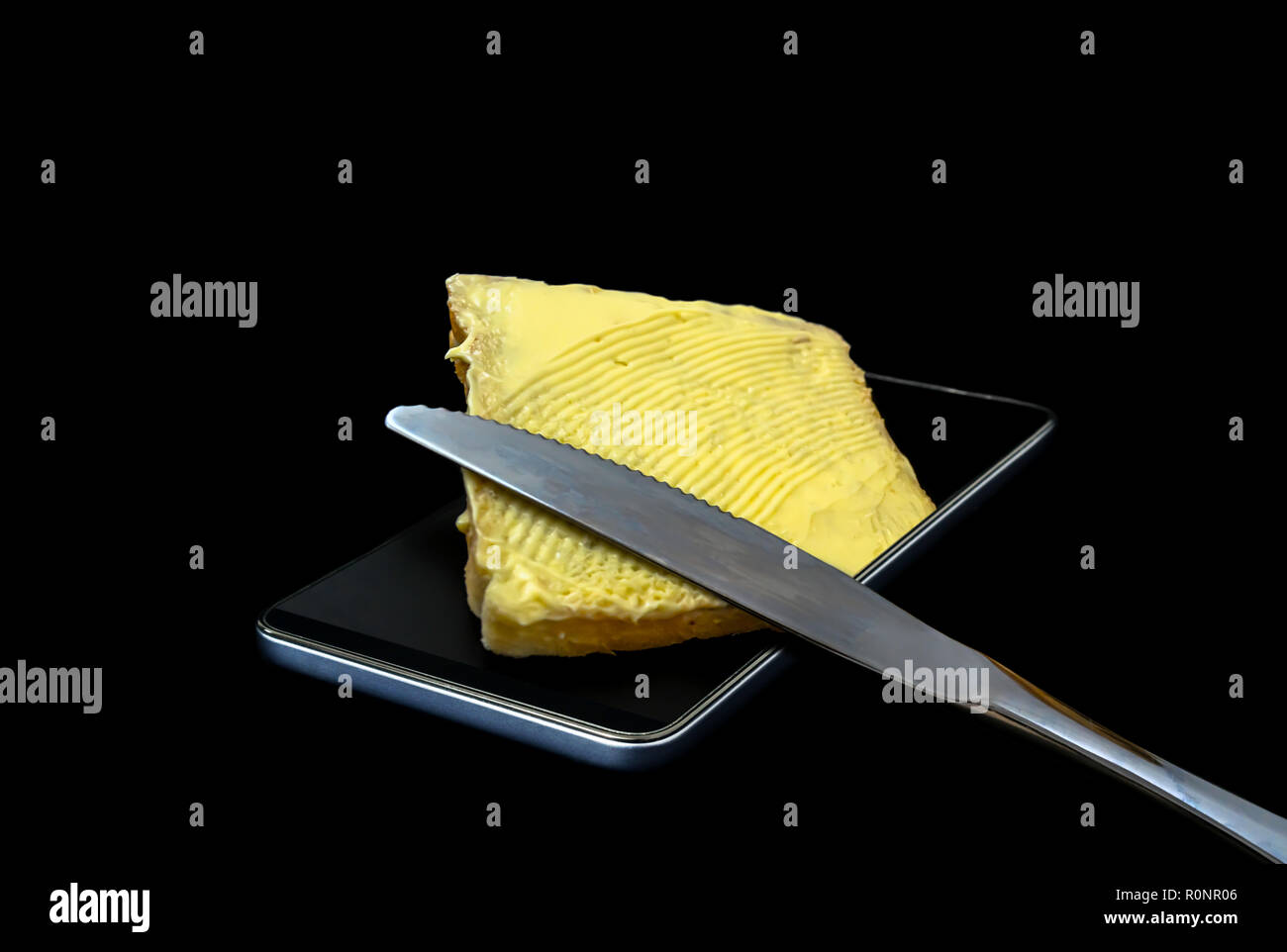 A conceptual creative 3D volumetric photo of butter with beautiful ...