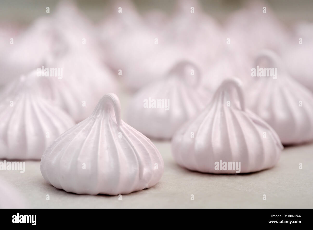 Soft pink meringues hi-res stock photography and images - Alamy