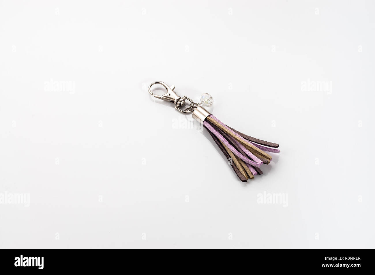 Key chain isolated on a white background Stock Photo - Alamy