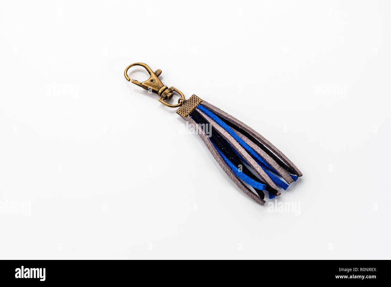 Key chain isolated on a white background Stock Photo - Alamy