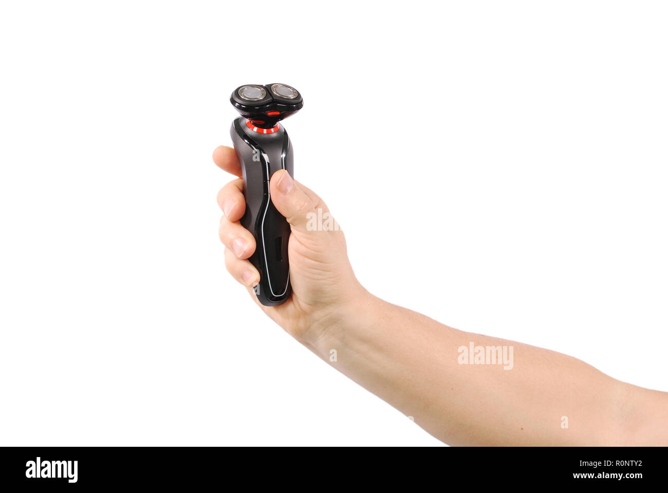 Hand holding sharp razor blade hi-res stock photography and images - Alamy