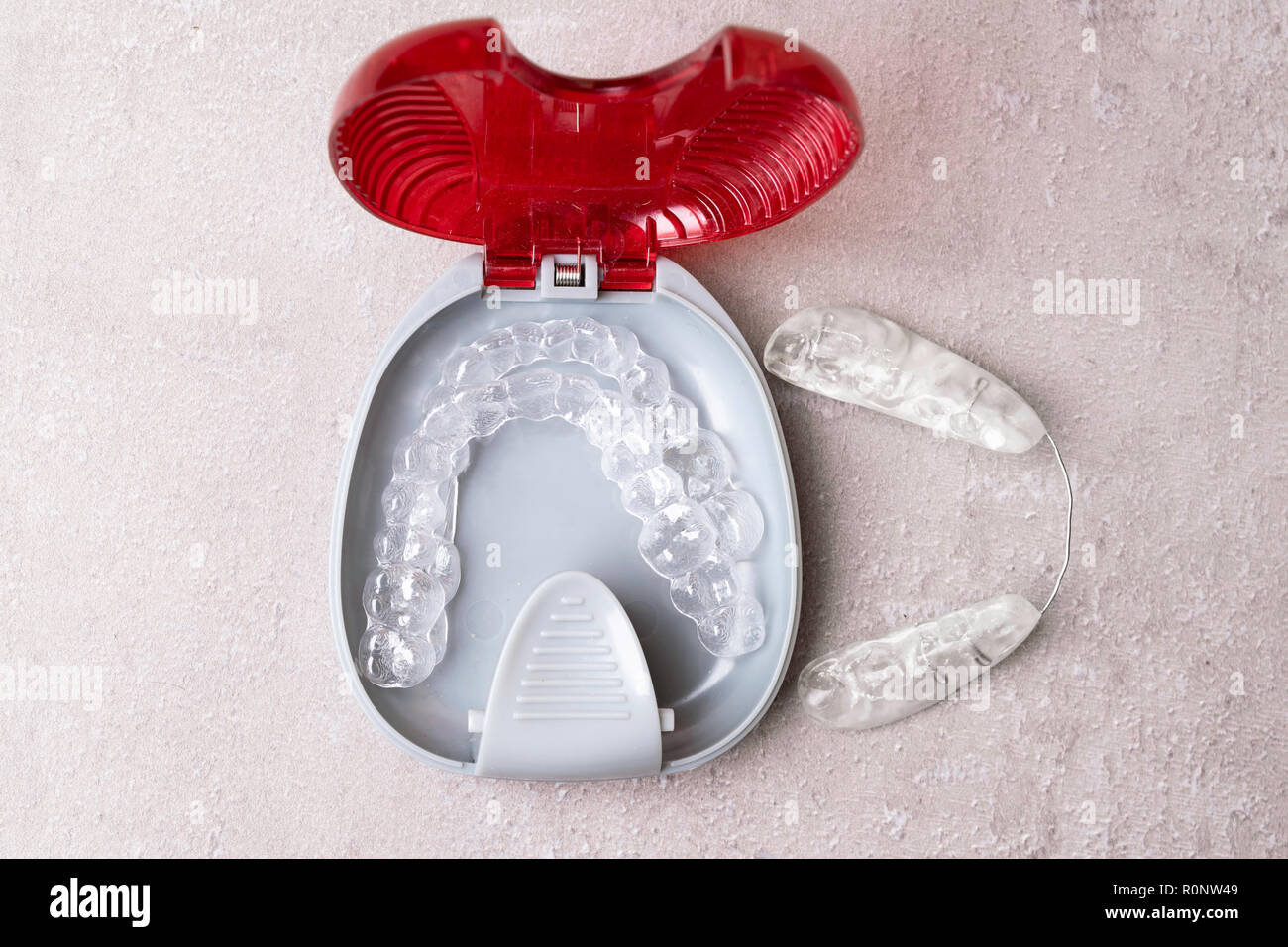 Inivisalign braces or aligner in box A way to have a beautiful smile ...