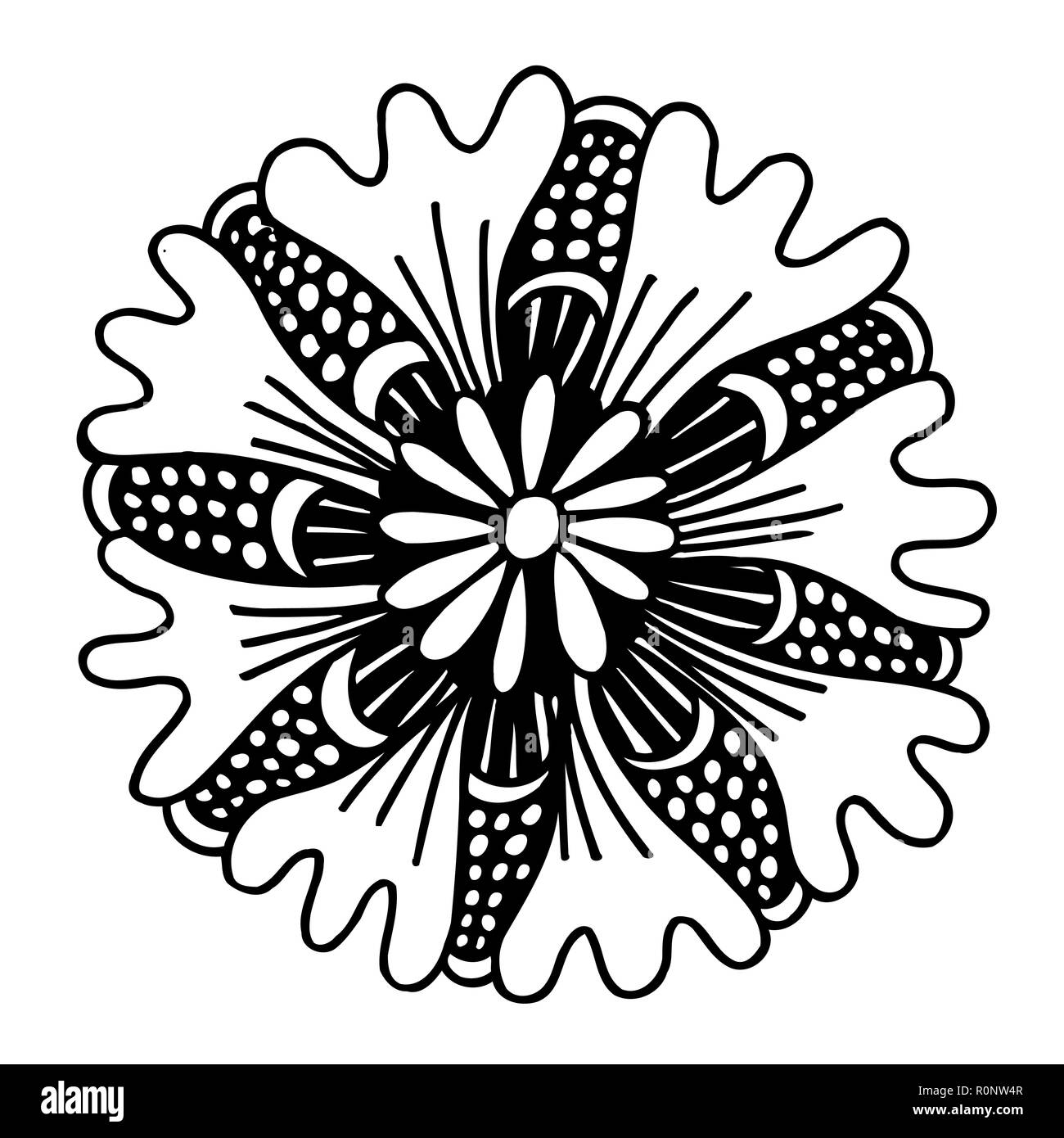 Radial Balance Black And White