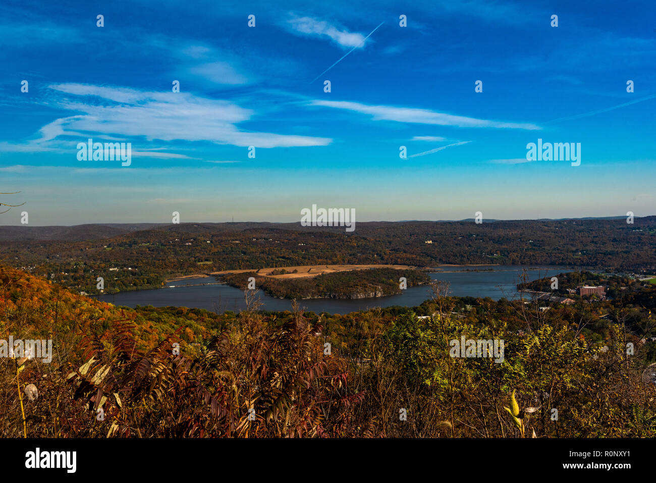 Autumn in Hudson Valey near West Point, New York Stock Photo - Alamy