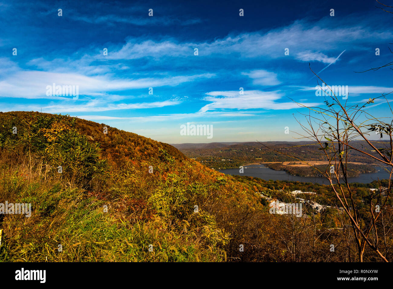 Autumn in Hudson Valey near West Point, New York Stock Photo - Alamy