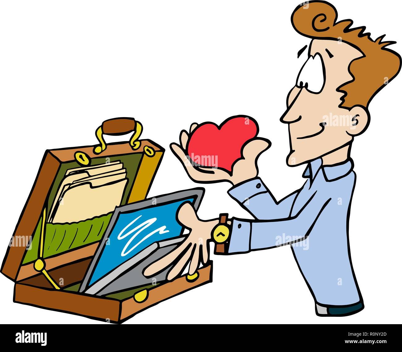 Bring your heart to work Stock Vector Image & Art - Alamy