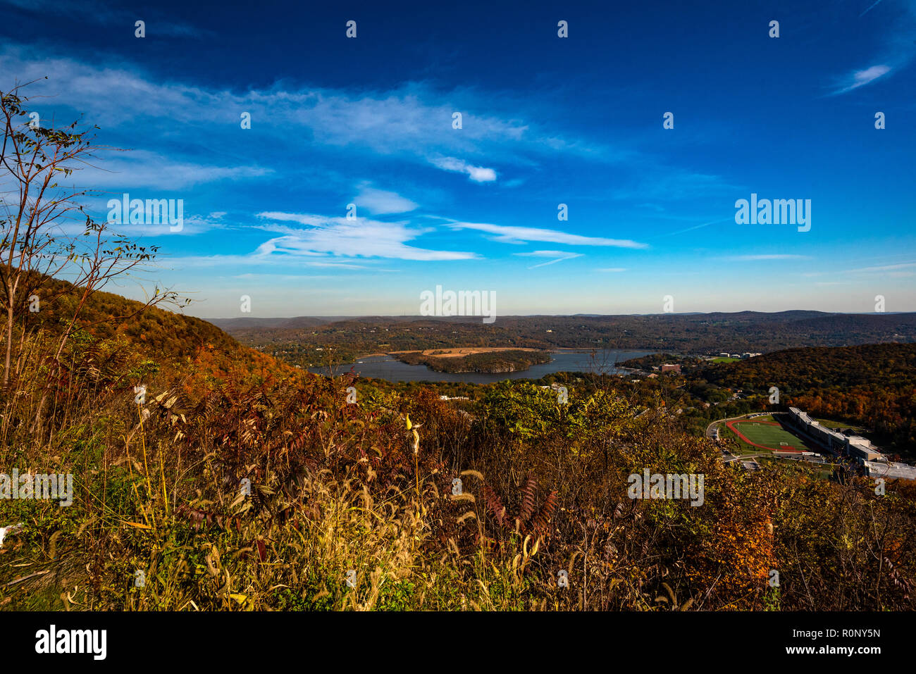 Autumn in Hudson Valey near West Point, New York Stock Photo - Alamy