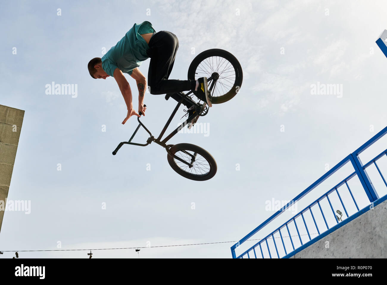 Stunt man jump hi-res stock photography and images - Alamy