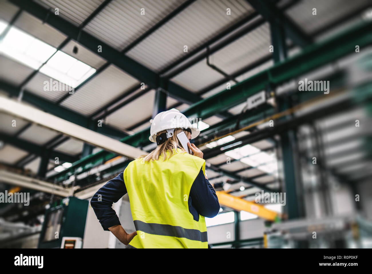 Back view portrait woman engineer hi-res stock photography and images ...