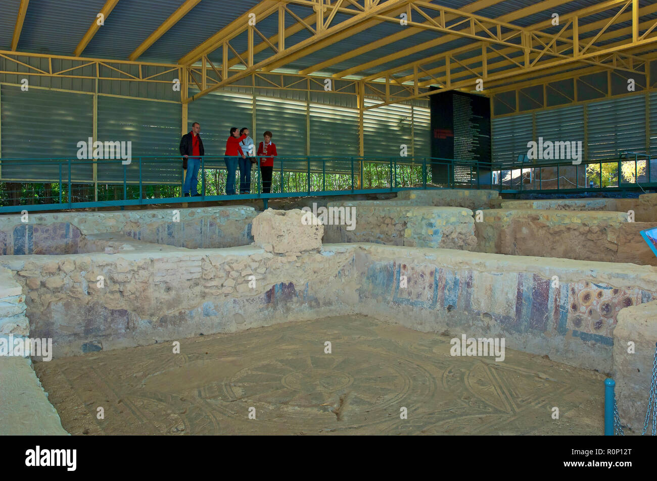 Ancient Roman villa "El Ruedo" (first century). Almedinilla. Cordoba ...