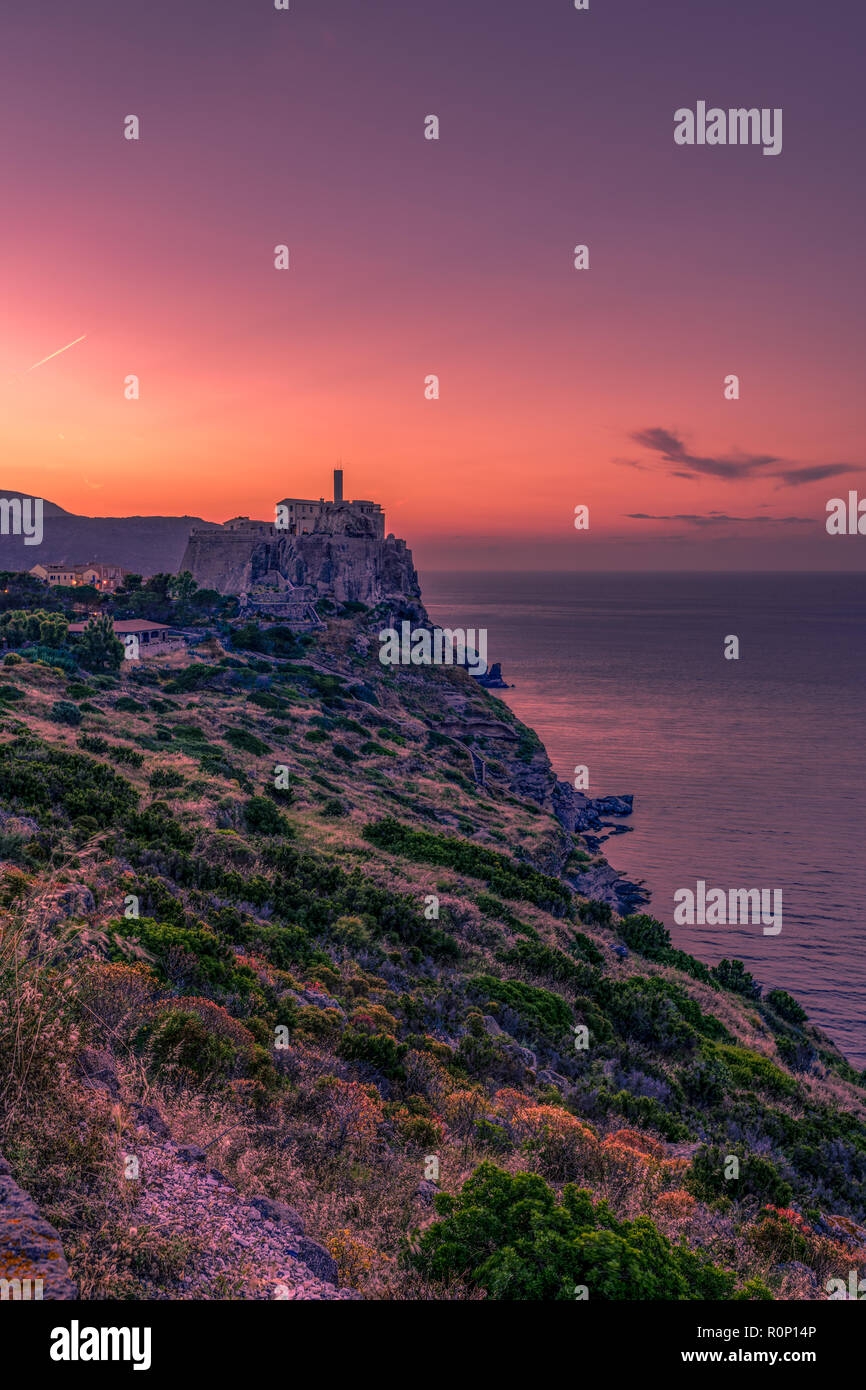 The Fortress at the sunset Stock Photo - Alamy