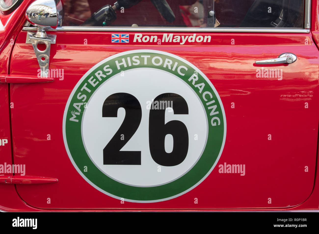 Ron Maydon Austin Mini Cooper of Masters Historic Racing, showing at ...