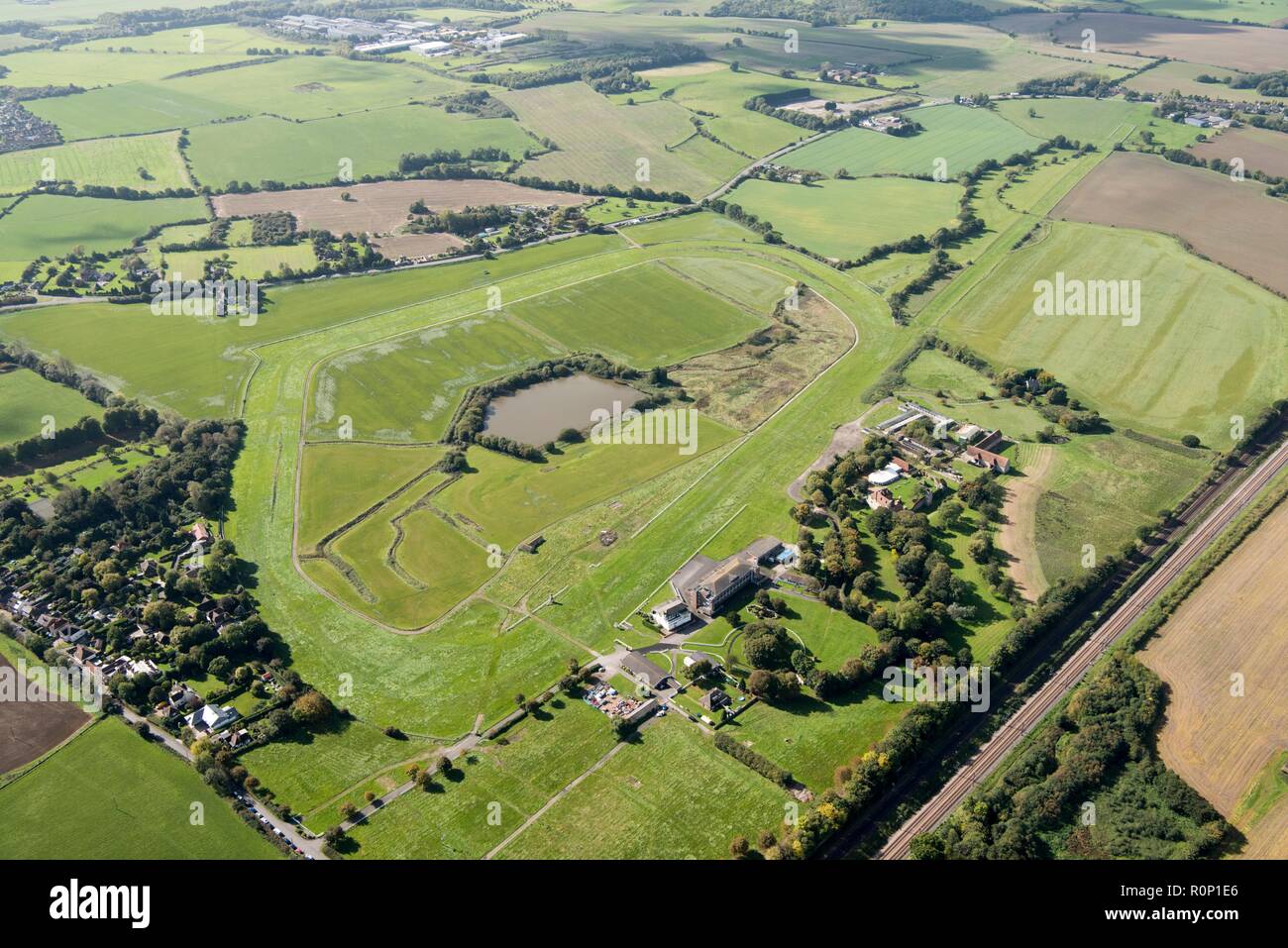 Folkestone Racecourse, Kent, 2017. Creator: Historic England Staff ...