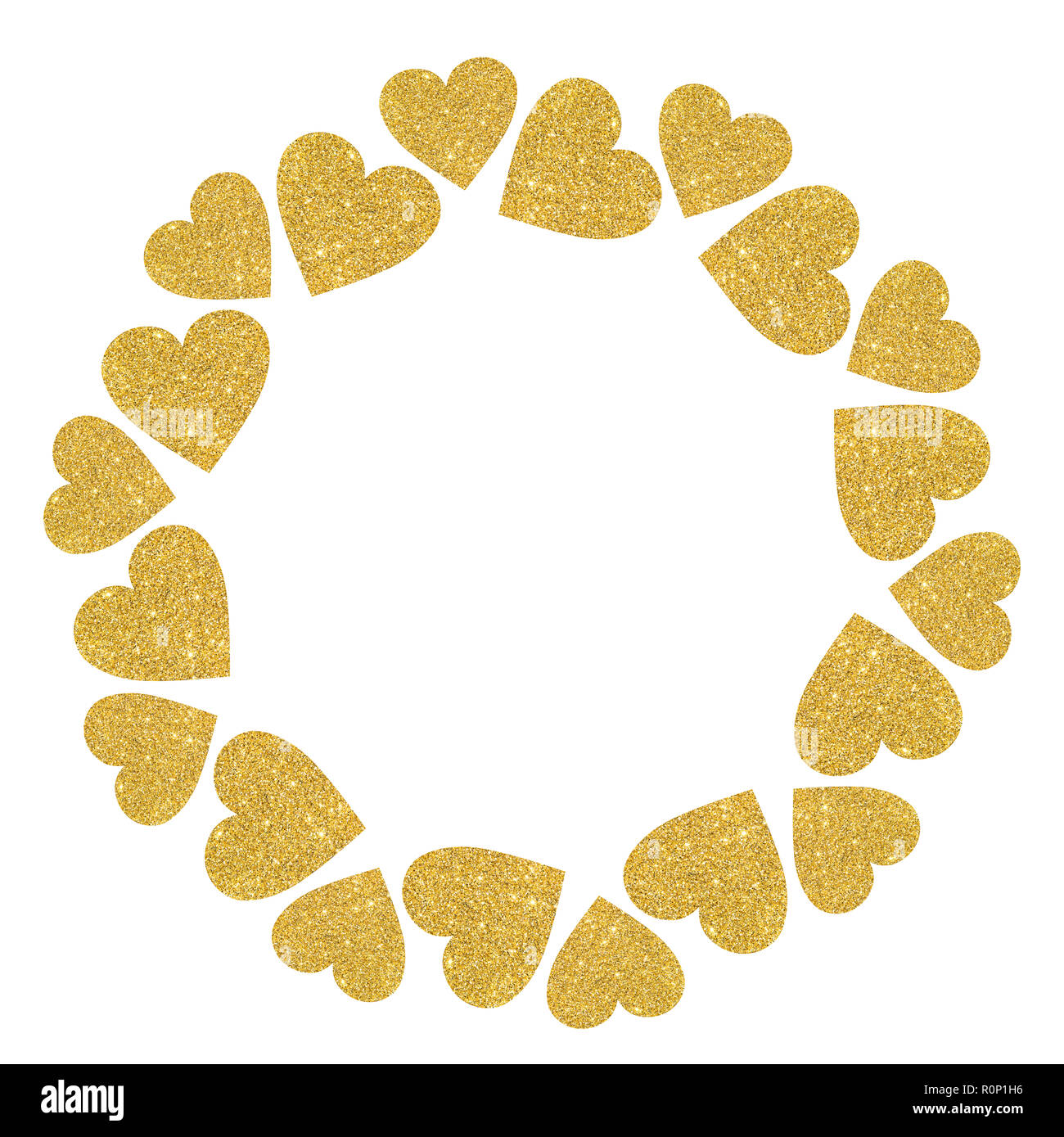 Gold mandala on golden Cut Out Stock Images & Pictures - Alamy