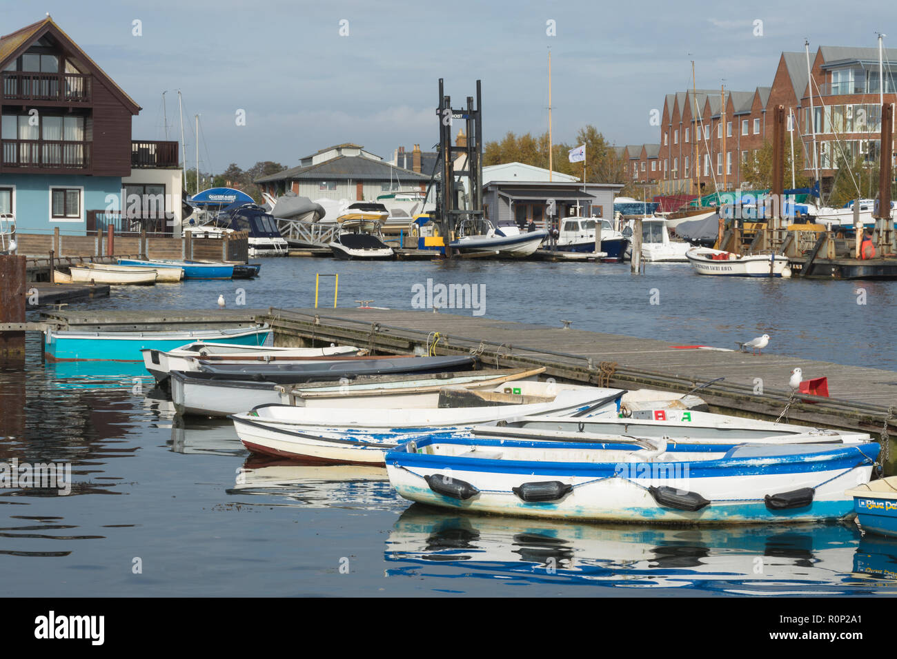 Boats lymington harbour hi-res stock photography and images - Alamy