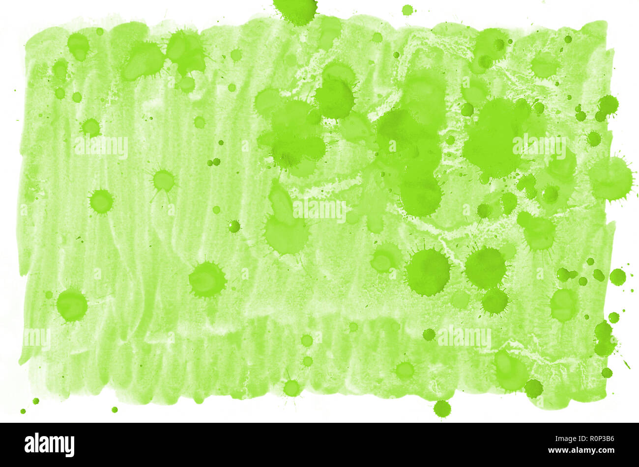 Light green watercolor background on white paper. For the text ...