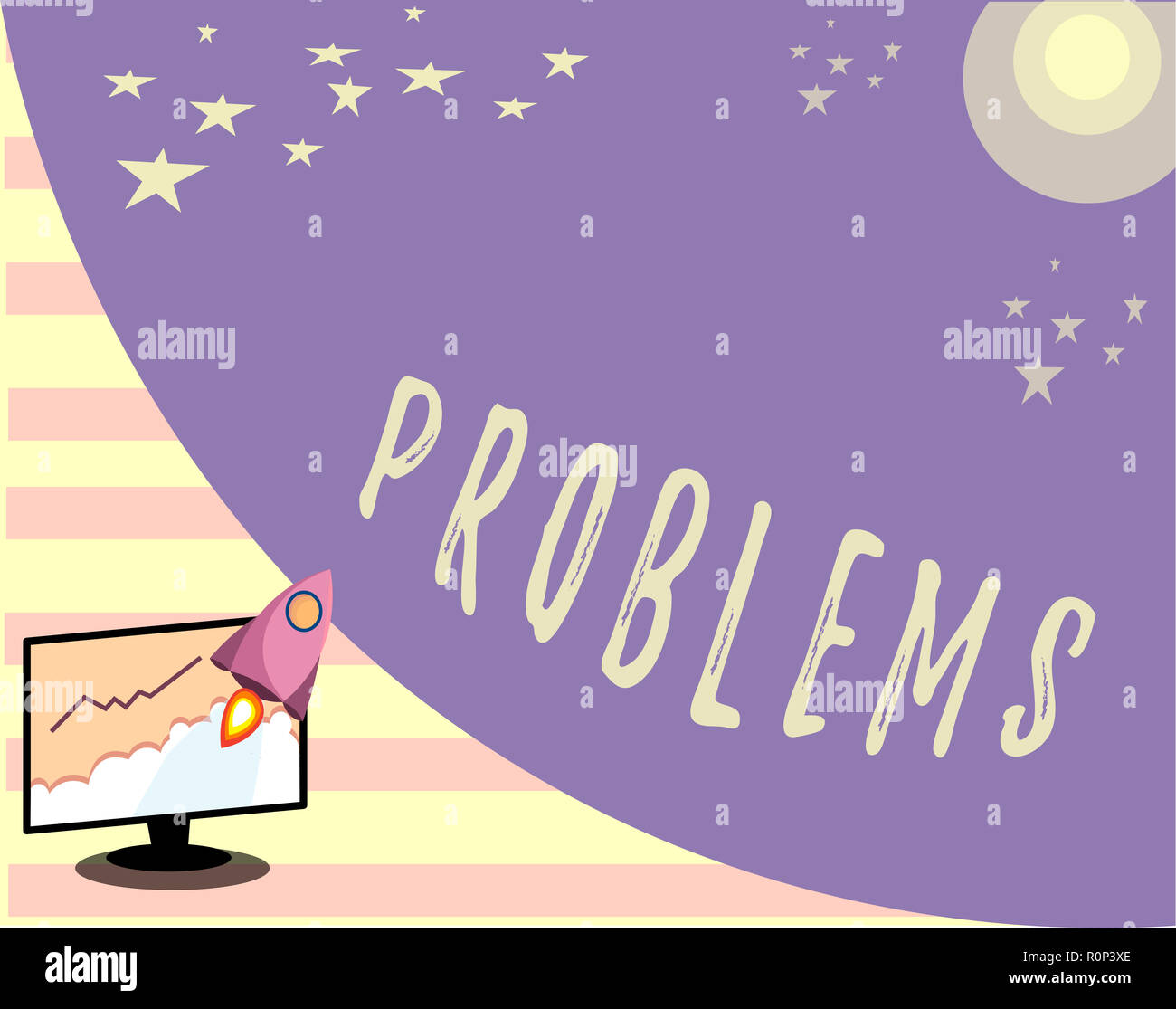 Conceptual hand writing showing Problems. Business photo text matter ...