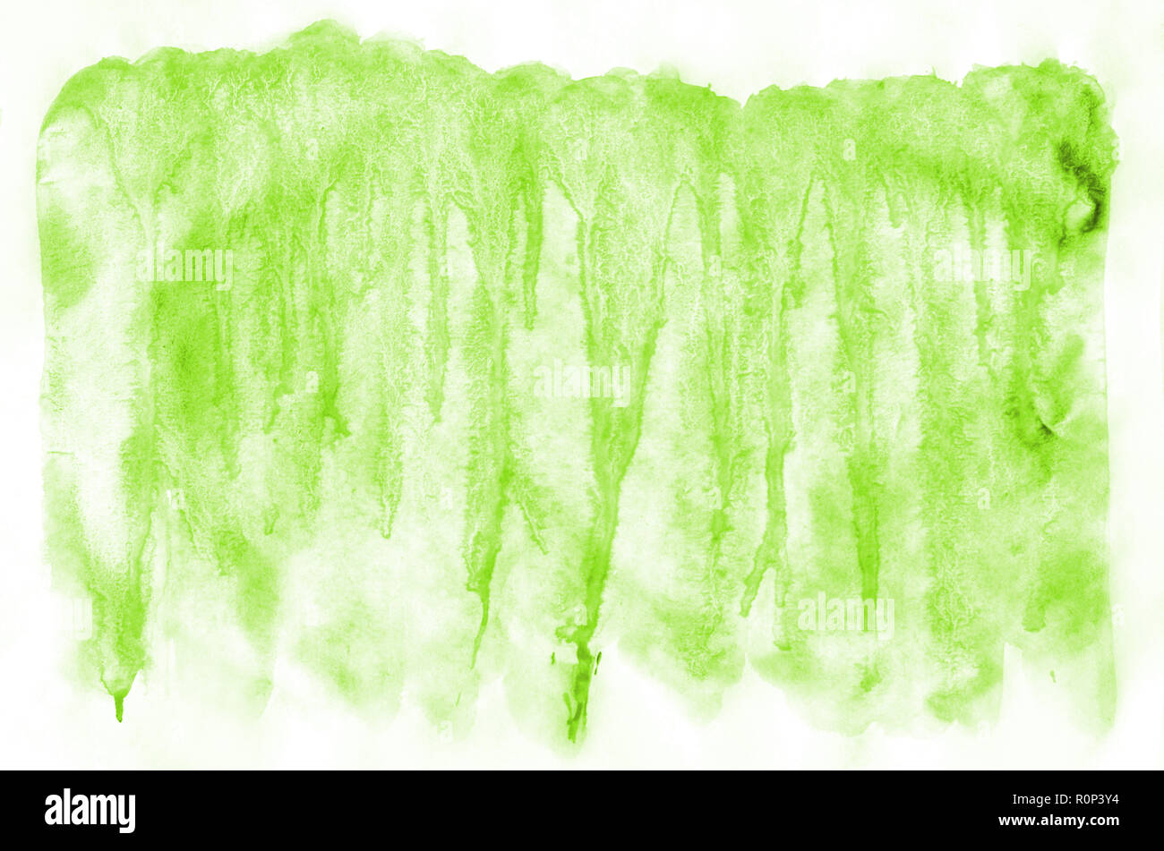 Light green watercolor background on white paper. For the text ...