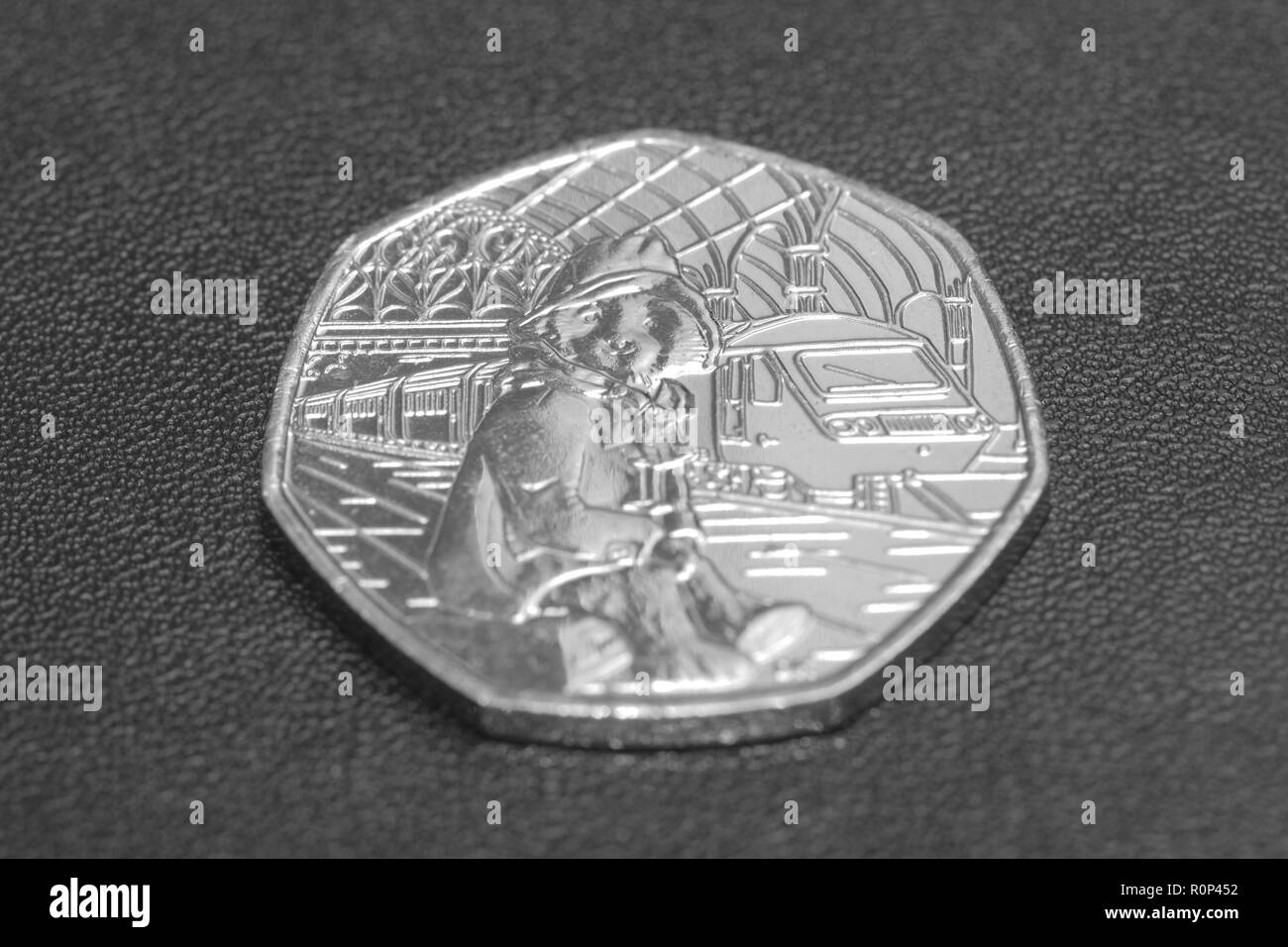 A 2018 Royal Mint Paddington Bear 50 pence coin Stock Photo - Alamy