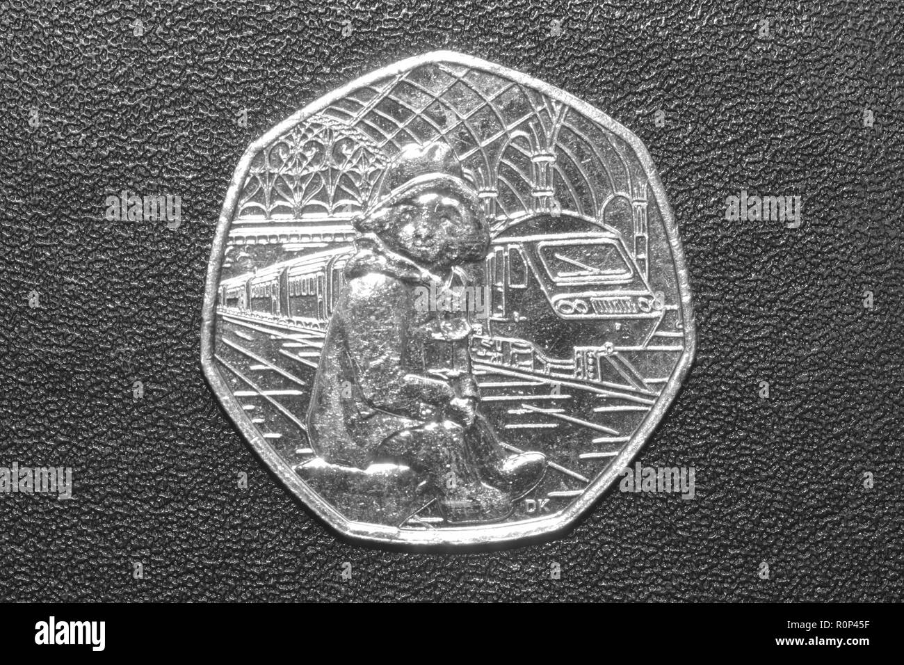 A 2018 Royal Mint Paddington Bear 50 pence coin Stock Photo - Alamy