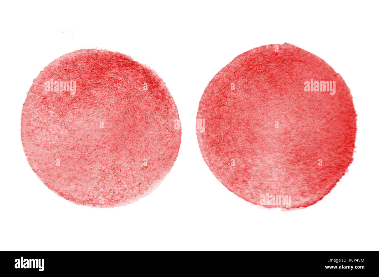 Background image of abstract watercolor spots forming a round shape of ...