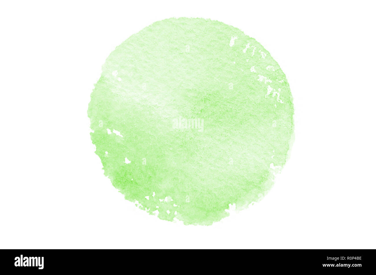 Background image of abstract watercolor spots forming a round shape of ...
