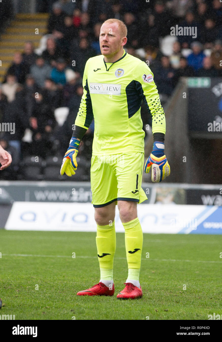 St Mirren Craig Samson during the Ladbrokes Scottish Premier League ...