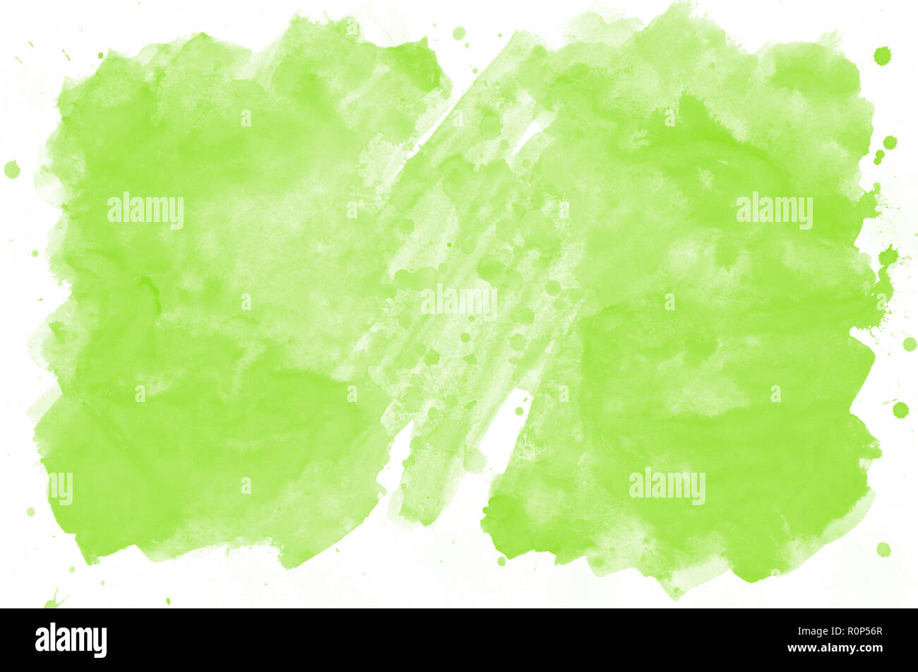 Light green watercolor background on white paper. For the text ...